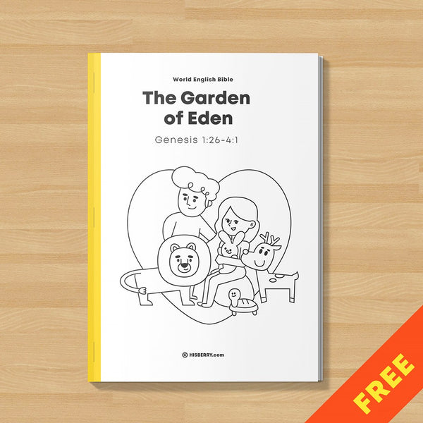The Garden of Eden-Bible Minibook Craft Printable for kids - HISBERRY
