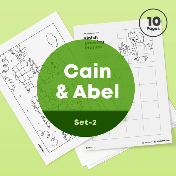 cain and abel coloring book