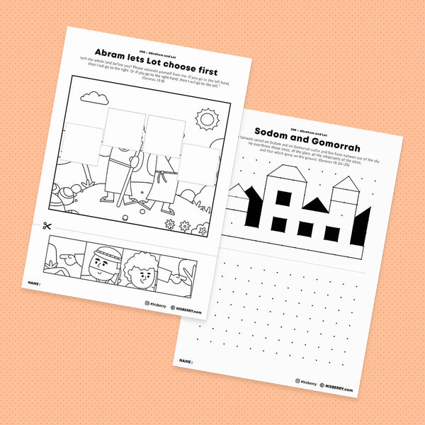 coloring pages sodom and gomorrah