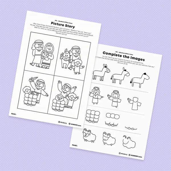 isaac coloring sheets