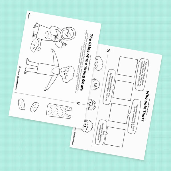 Isaac Blesses Jacob-Bible lesson Activity Worksheet For Kids - HISBERRY
