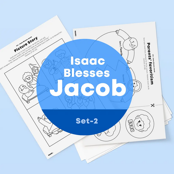 jacob and esau blessing coloring pages