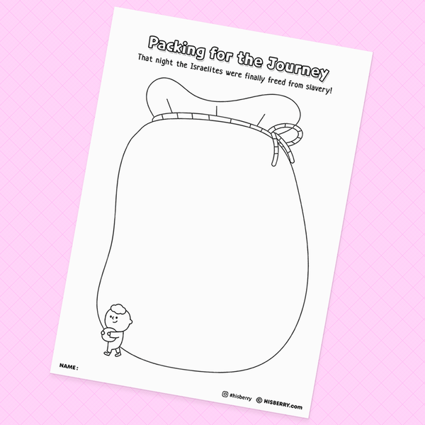 God Leads His People-Creative Drawing Pages Printable Bible For Kids ...