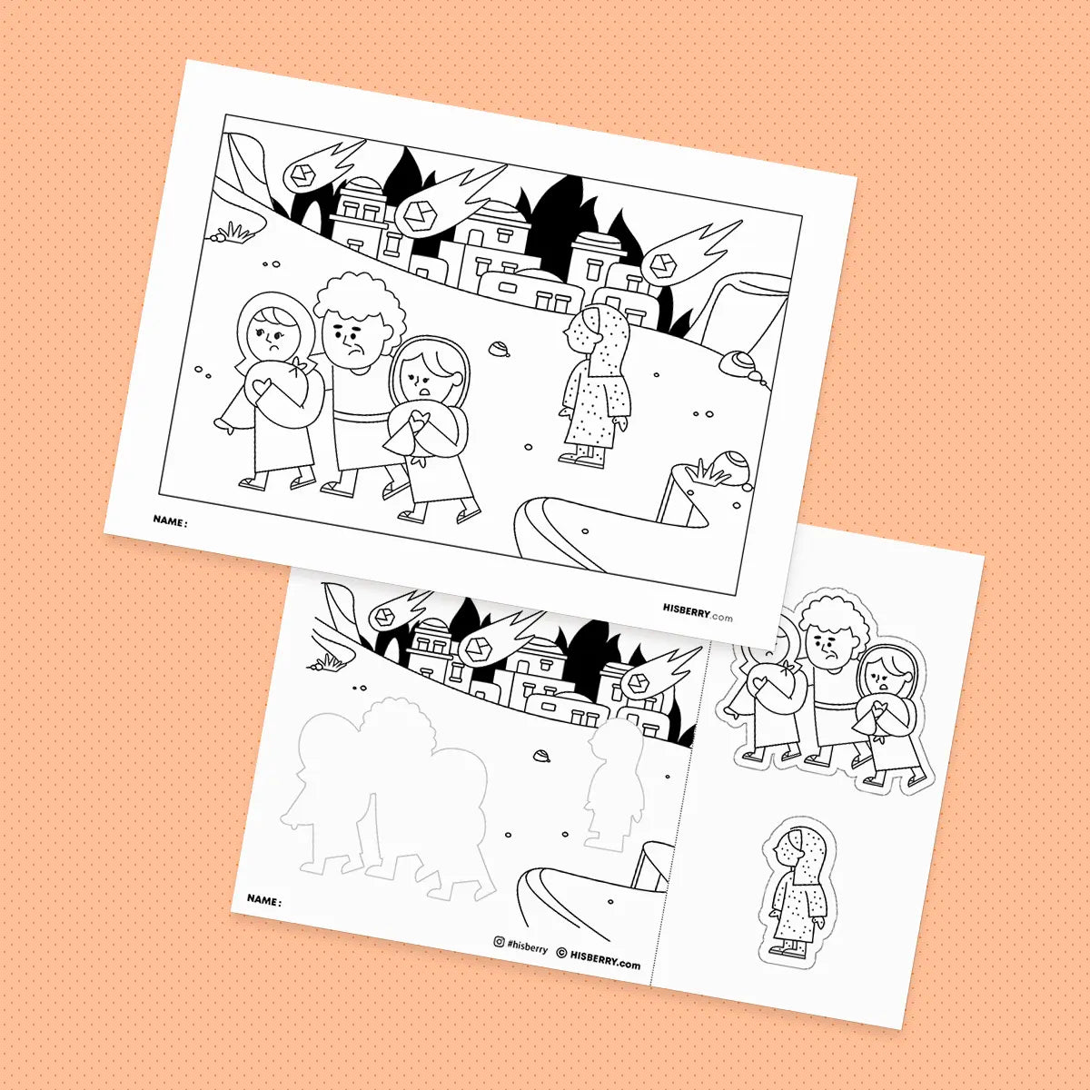 abraham coloring pages