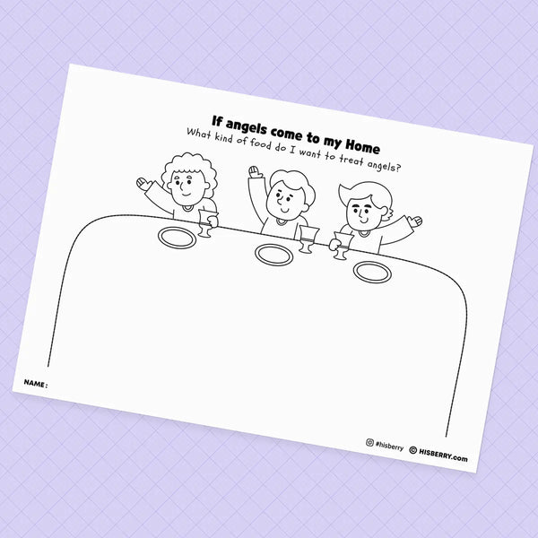 Isaac is Born-Bible Creative Drawing Pages Printable For Kids - HISBERRY