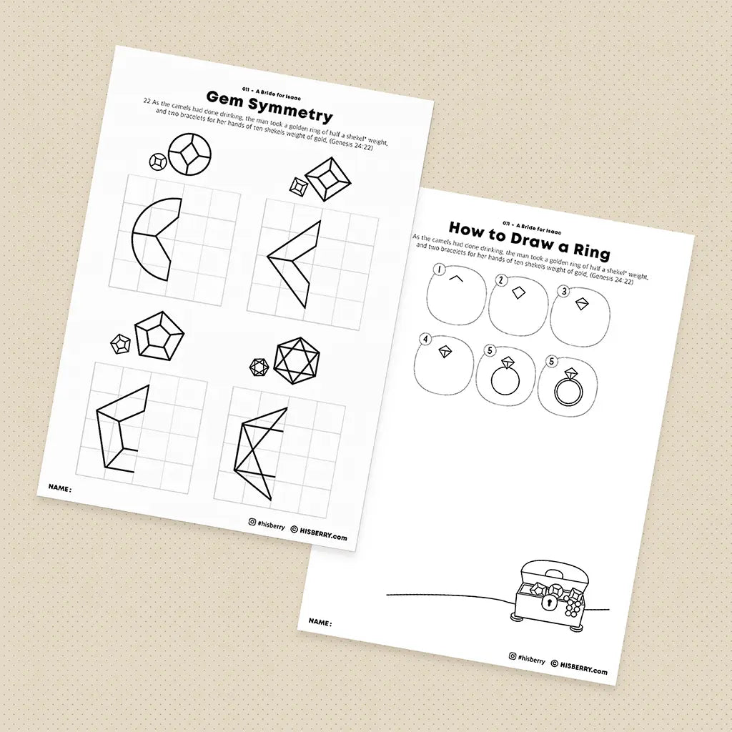 genesis 24 coloring pages