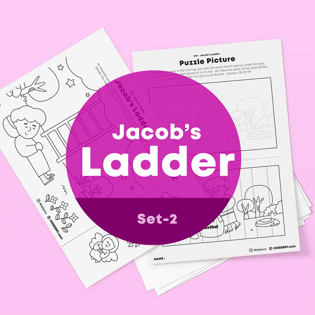 jacob's ladder dream coloring page