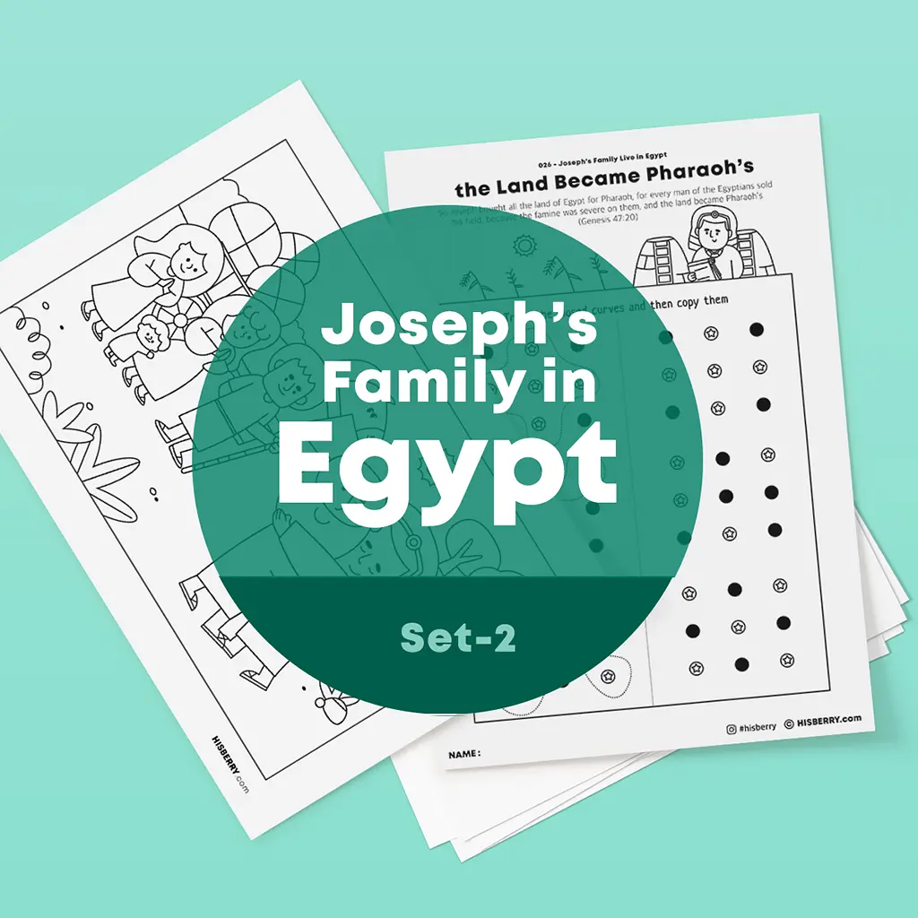 joseph's brothers come to egypt coloring page