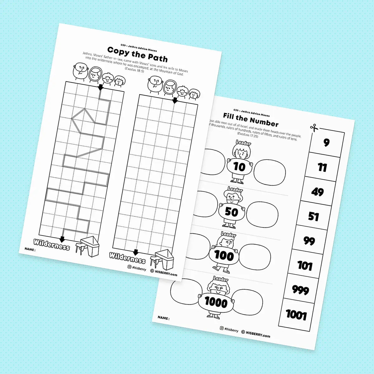 jethro coloring pages