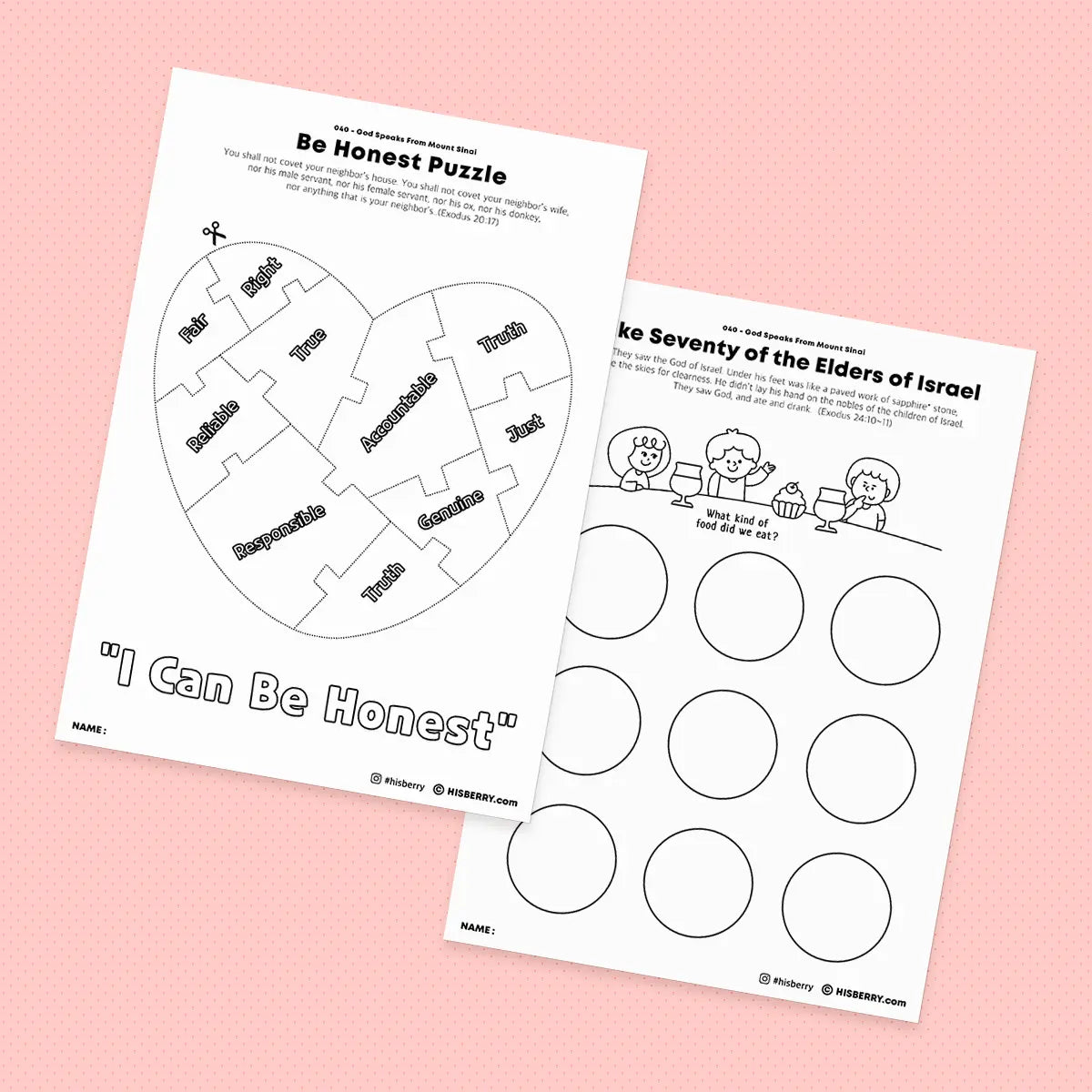 mount sinai coloring page