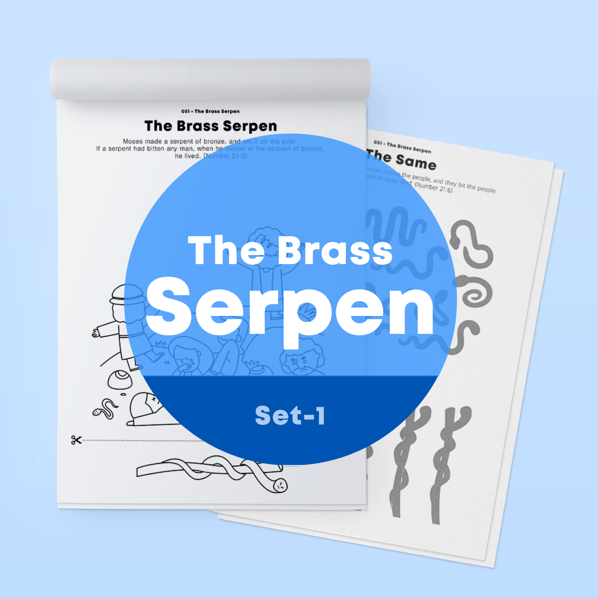 The Brass Serpen- Activity Worksheets For Kids Lesson Printable - HISBERRY