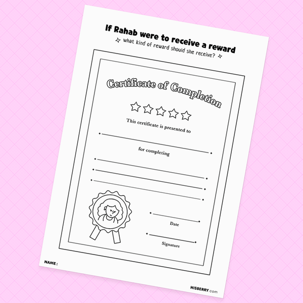 The Spies and Rahab-Creative Drawing Pages Printable for Kids - HISBERRY