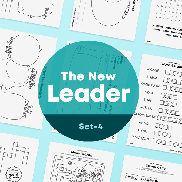 The New Leader Joshua-Bible Verse Activity Worksheets For Kids - HISBERRY